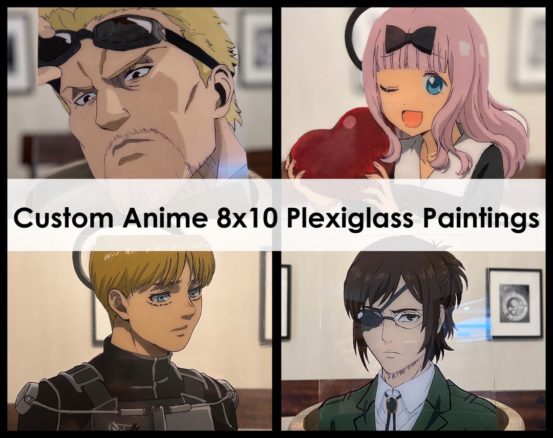 Plexiglass Anime Painting | Custom or Choose One Already Made | Anime ...