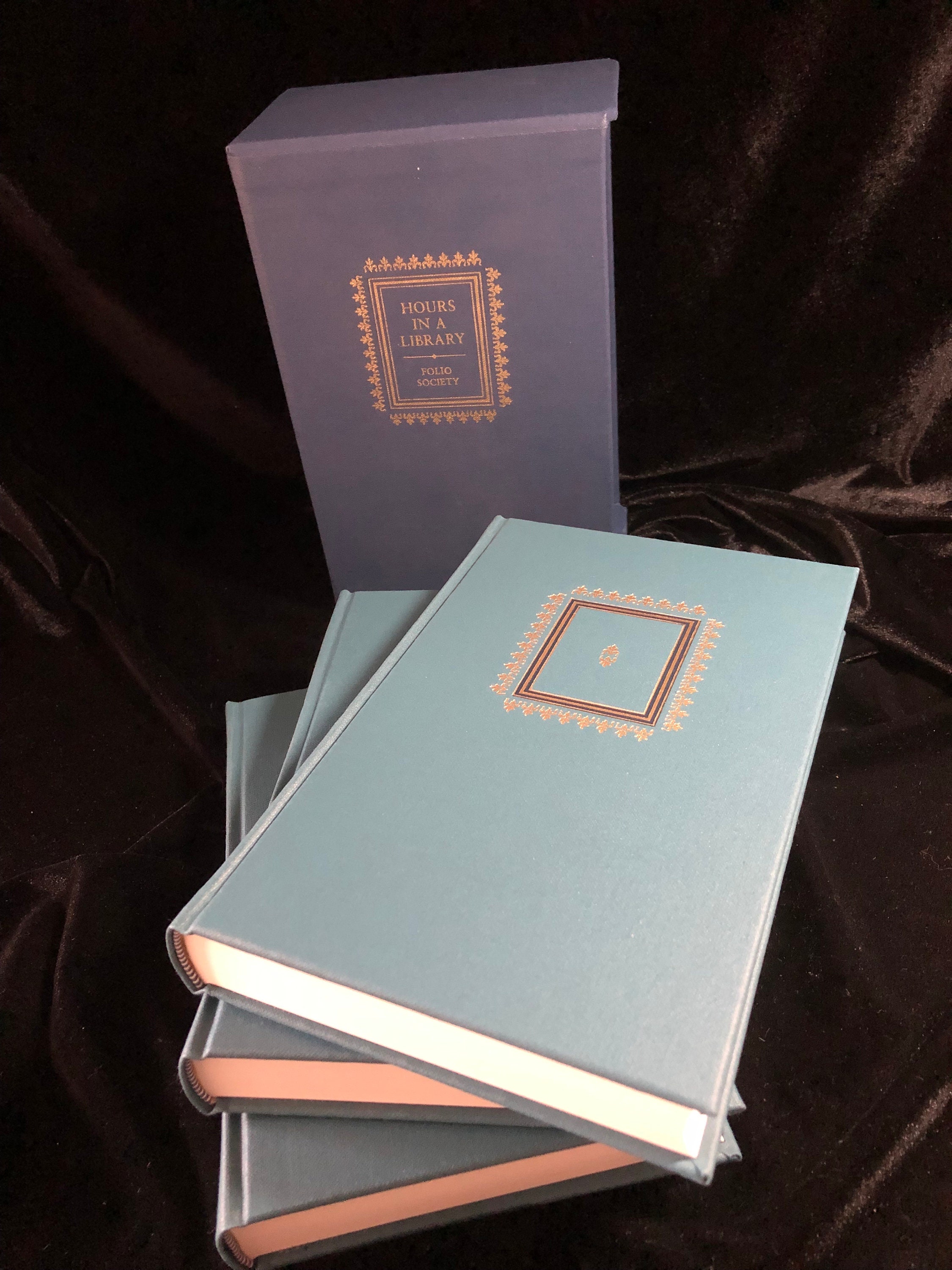 Hours in a Library Folio Society Book Set by L Stephen - Etsy