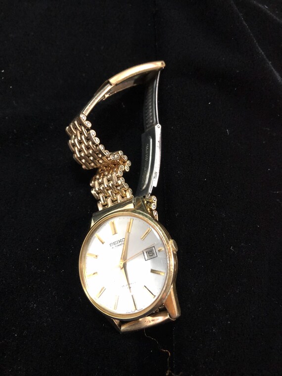 Seiko Automatic 17 Jewel Mens Vintage Watch 7005-2000… - Gem