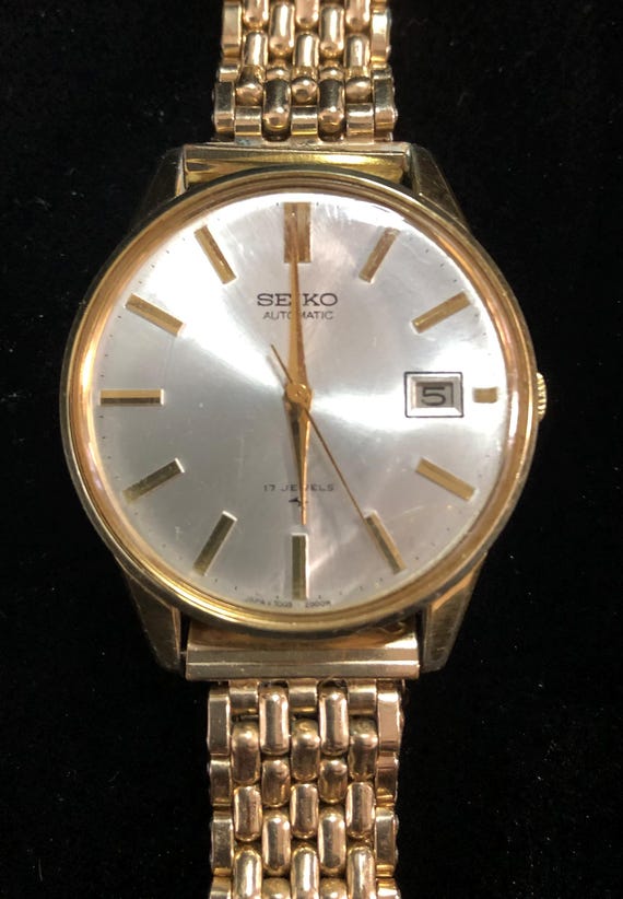 Seiko Automatic 17 Jewel Mens Vintage Watch 7005-2000… - Gem