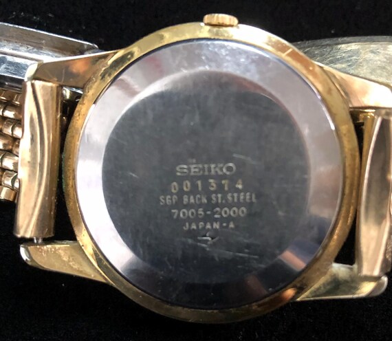 Seiko Automatic 17 Jewel Mens Vintage Watch 7005-2000… - Gem