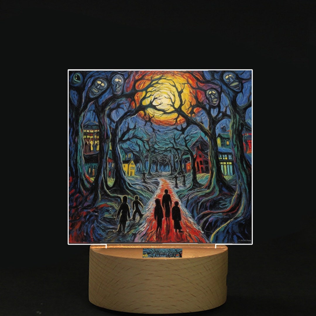 Square Shape Acrylic Board With Light - Etsy