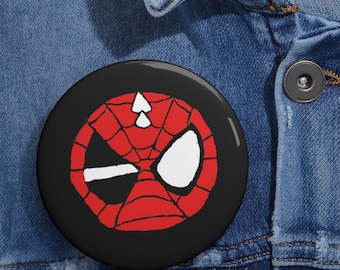 Spider Punk Pin Back Button Sets - Etsy