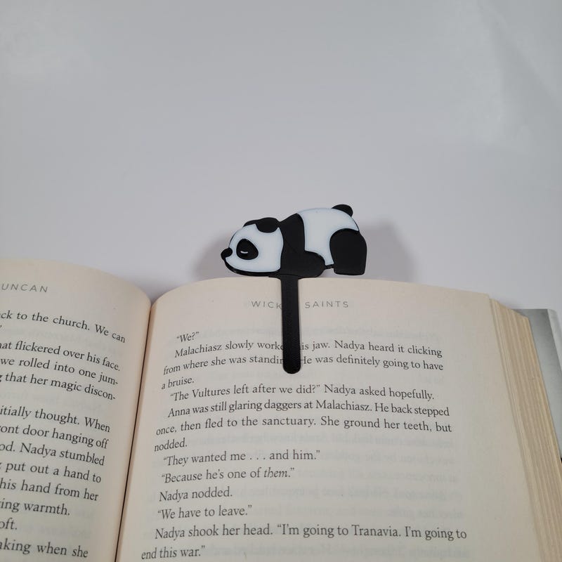 Panda Bookmark - Etsy