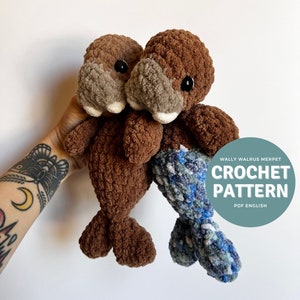 Merpet Collection Pattern Bundle, Otis Otter, Magnus Manatee, and Wally ...