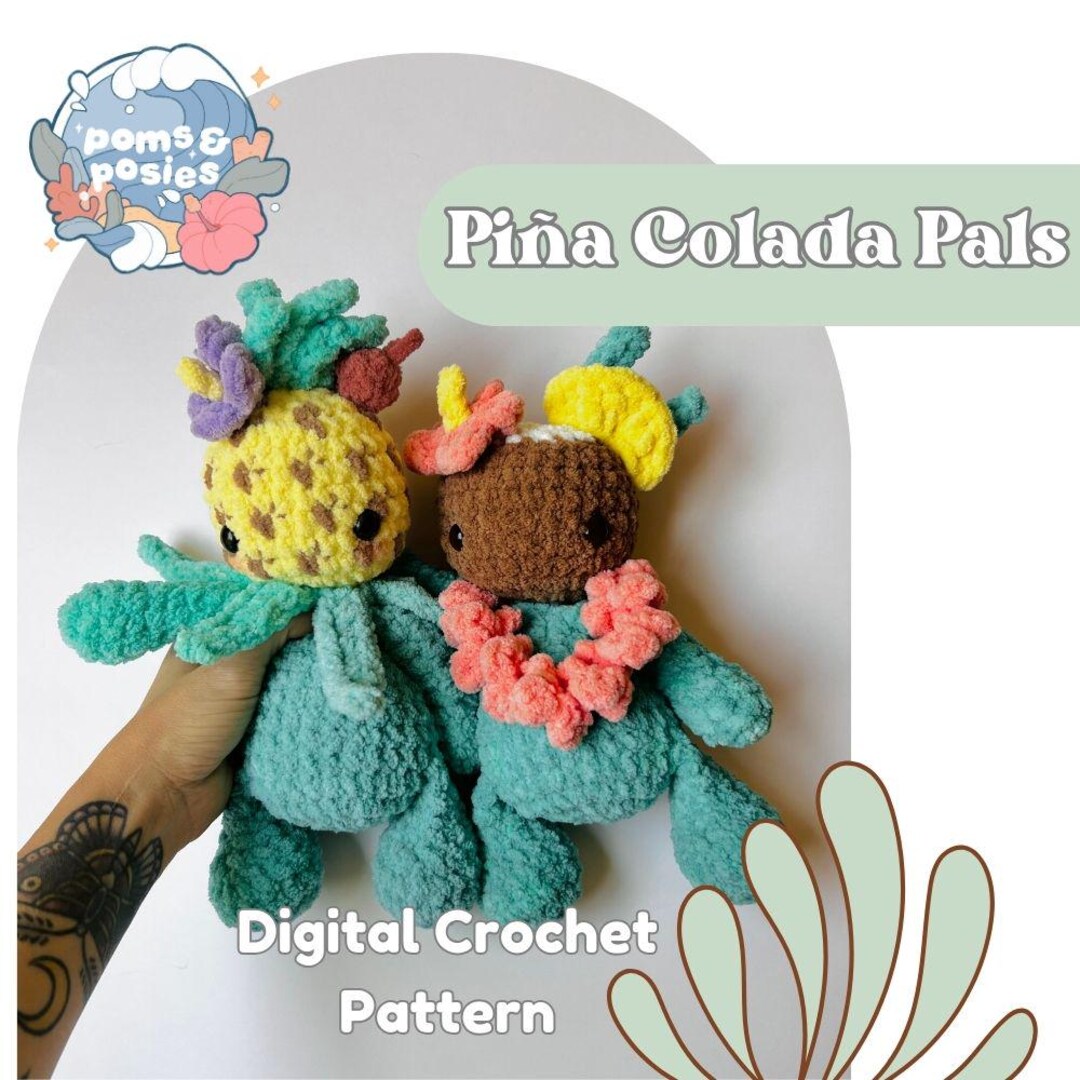 Piña Colada Pals 2 in 1 Amigurumi Pattern Only - Etsy