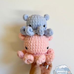 Flapjack the Dumbo Octopus Amigurumi Pattern, No Sew Crochet Dumbo ...