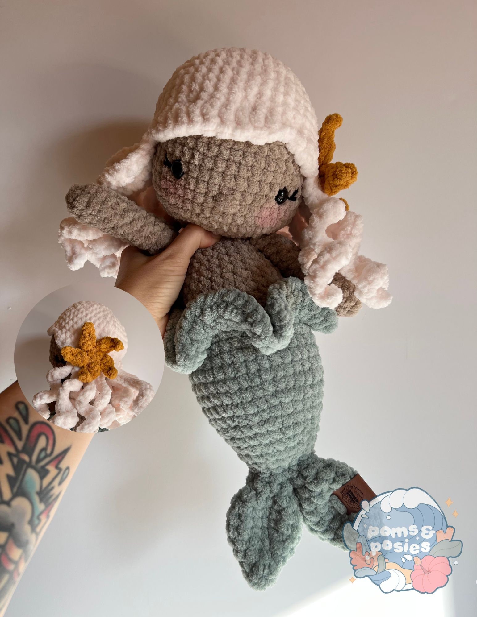 The Original Merbabies Amigurumi Pattern Crochet Merbaby - Etsy Canada