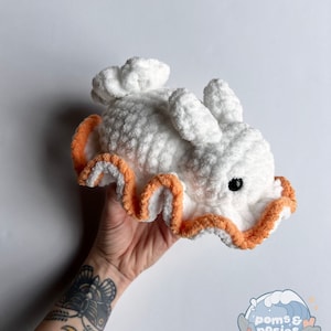 Dorid Nudibranch Amigurumi Pattern, Crochet Sea Slug Pattern Only - Etsy