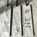 Eucalyptus Wooden Bookmarks With Leather Strap - Etsy