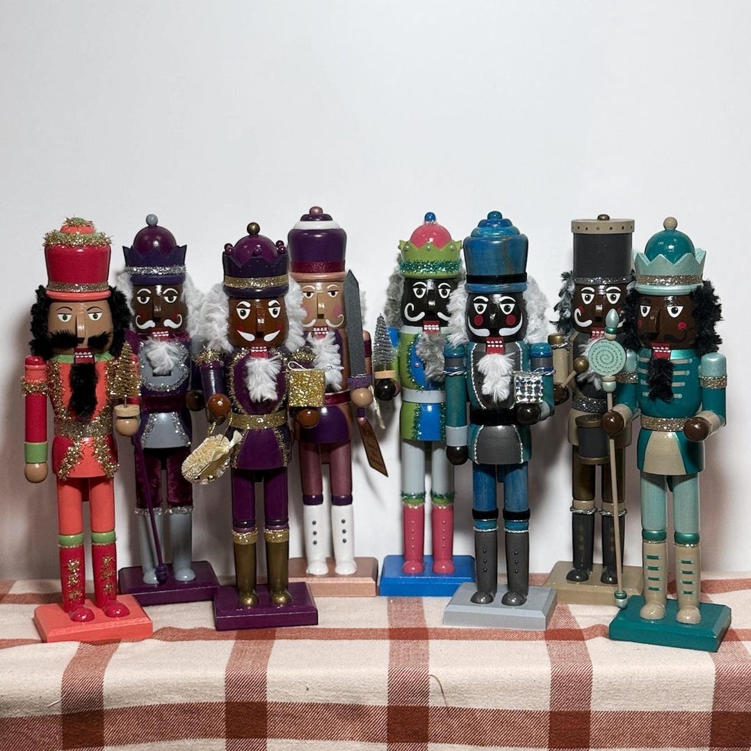 Hand-painted Wood Nutcracker - Nutcracker Figurine - 14 Inch - Etsy