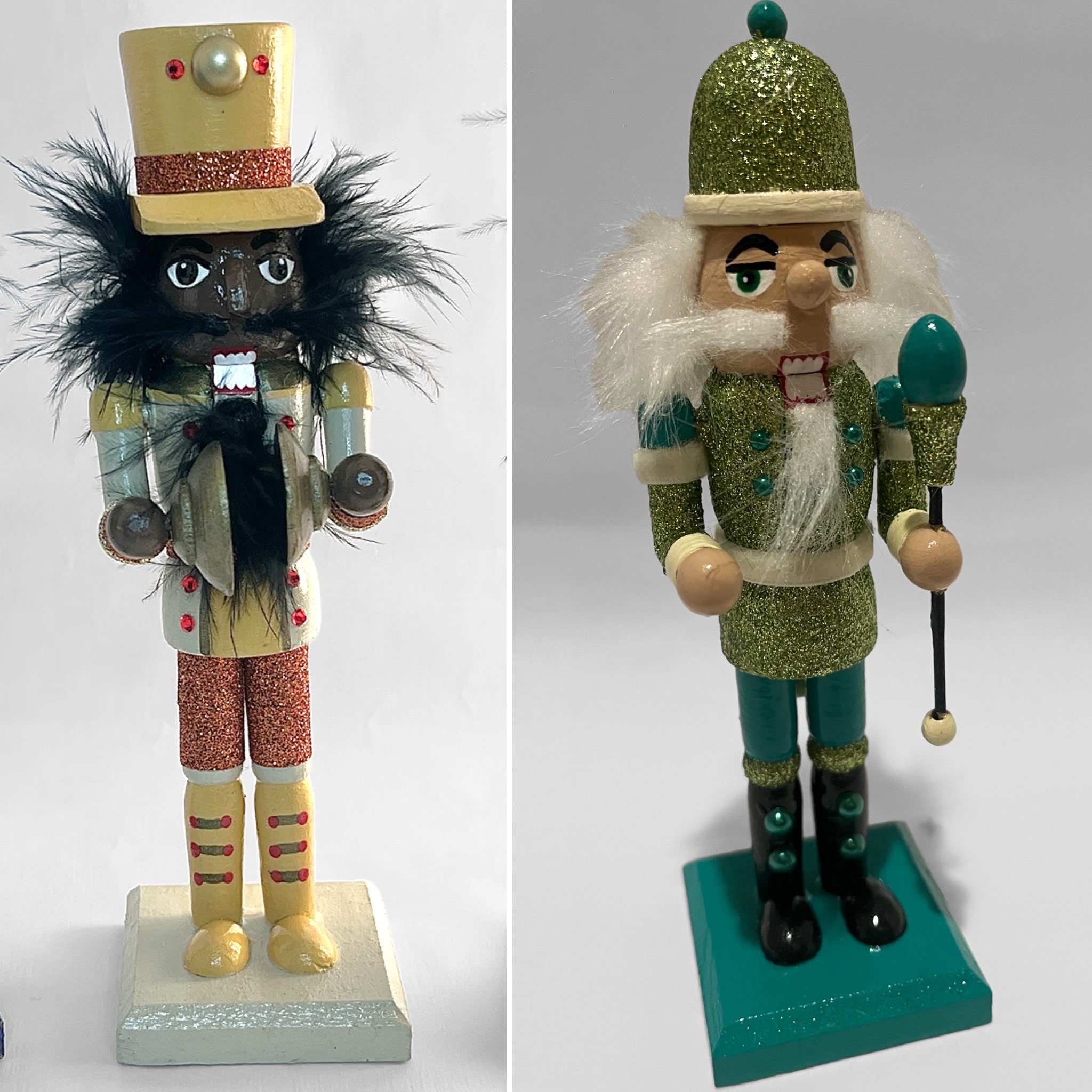 Hand-painted Miniature Wood Nutcracker - Nutcracker Figurine - Etsy