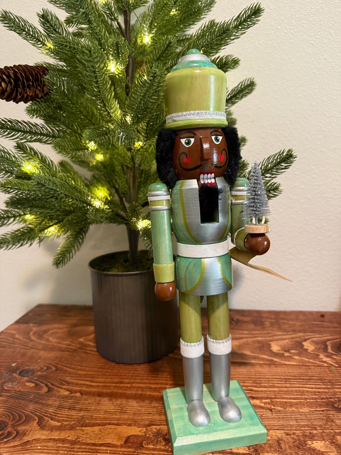 Hand-painted Wood Nutcracker - Nutcracker Figurine - 14 Inch - Etsy