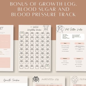 Dog Wellness Plan, Fillable Pet Planner, Pet Care Planner, Pet Sitter ...