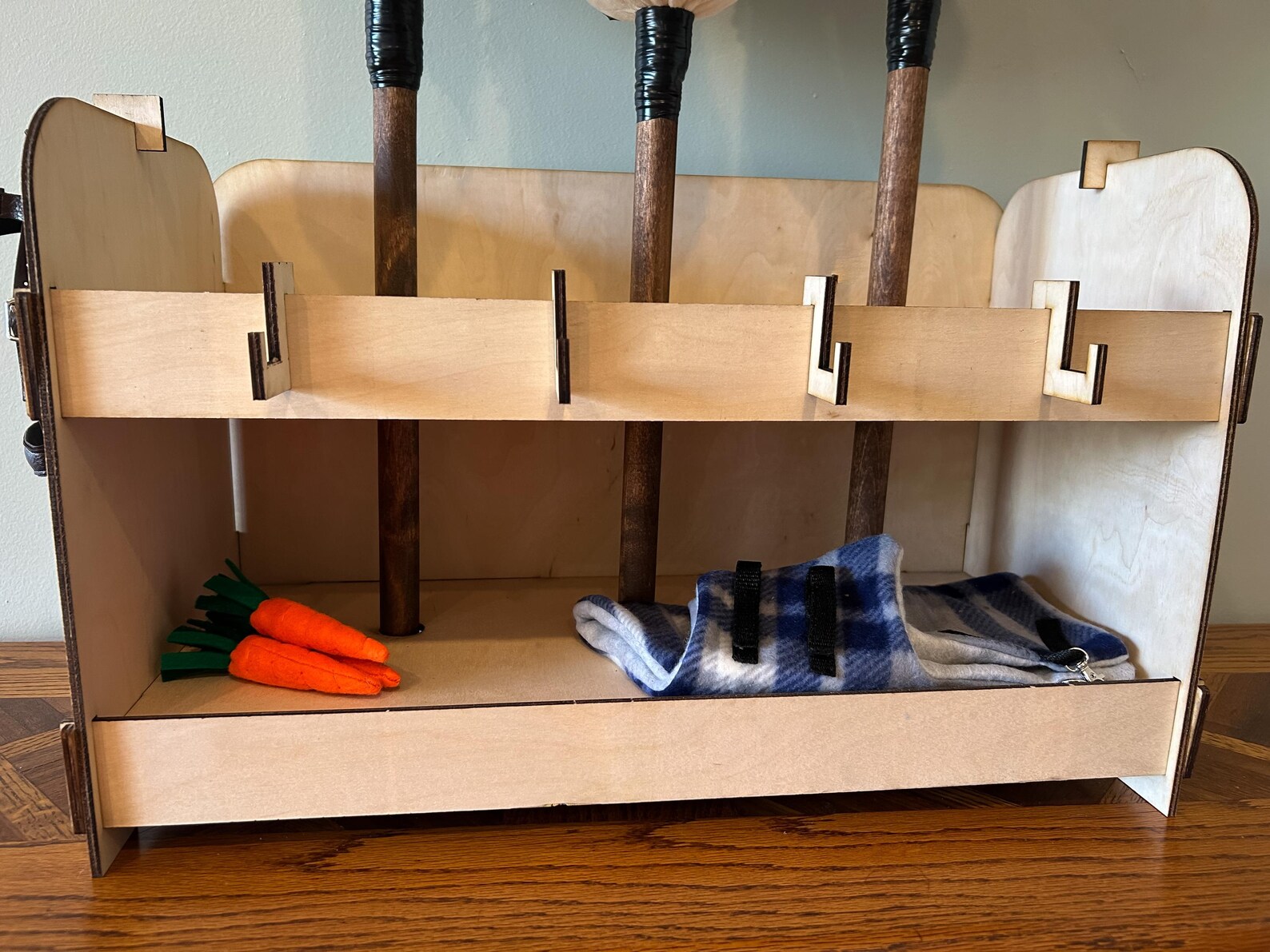Hobby Horse Stable - 3 Horse Stand With Storage - Etsy UK