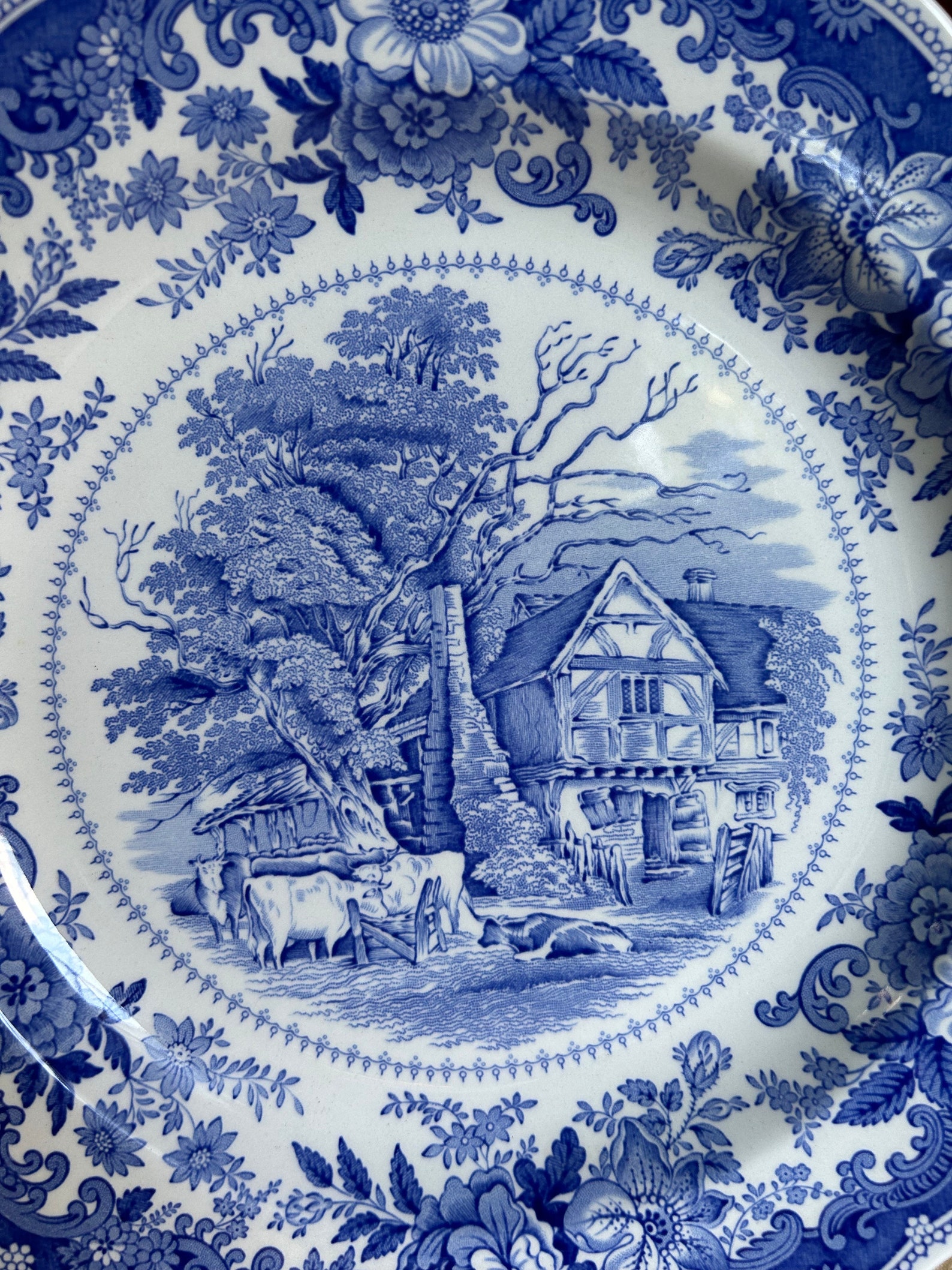 Spode Blue Room Collection rural Scenes Decorative Plate 1882 - Etsy