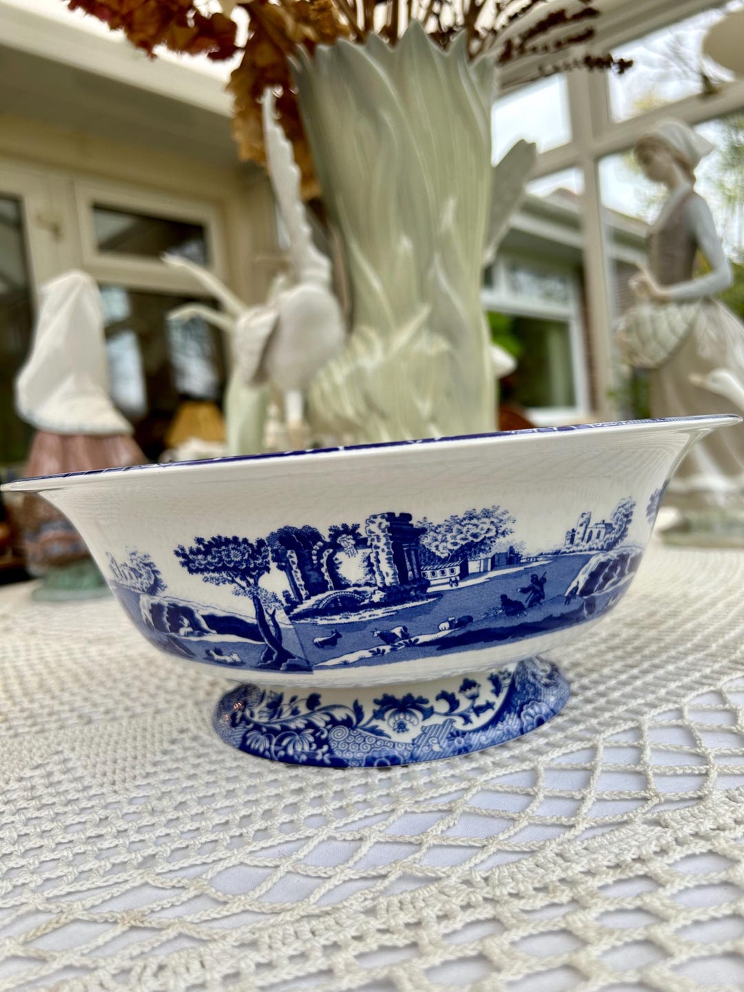 Spode Collection Large Fruit Bowl Italian Scenes Introduced C1816 37 Cm ...