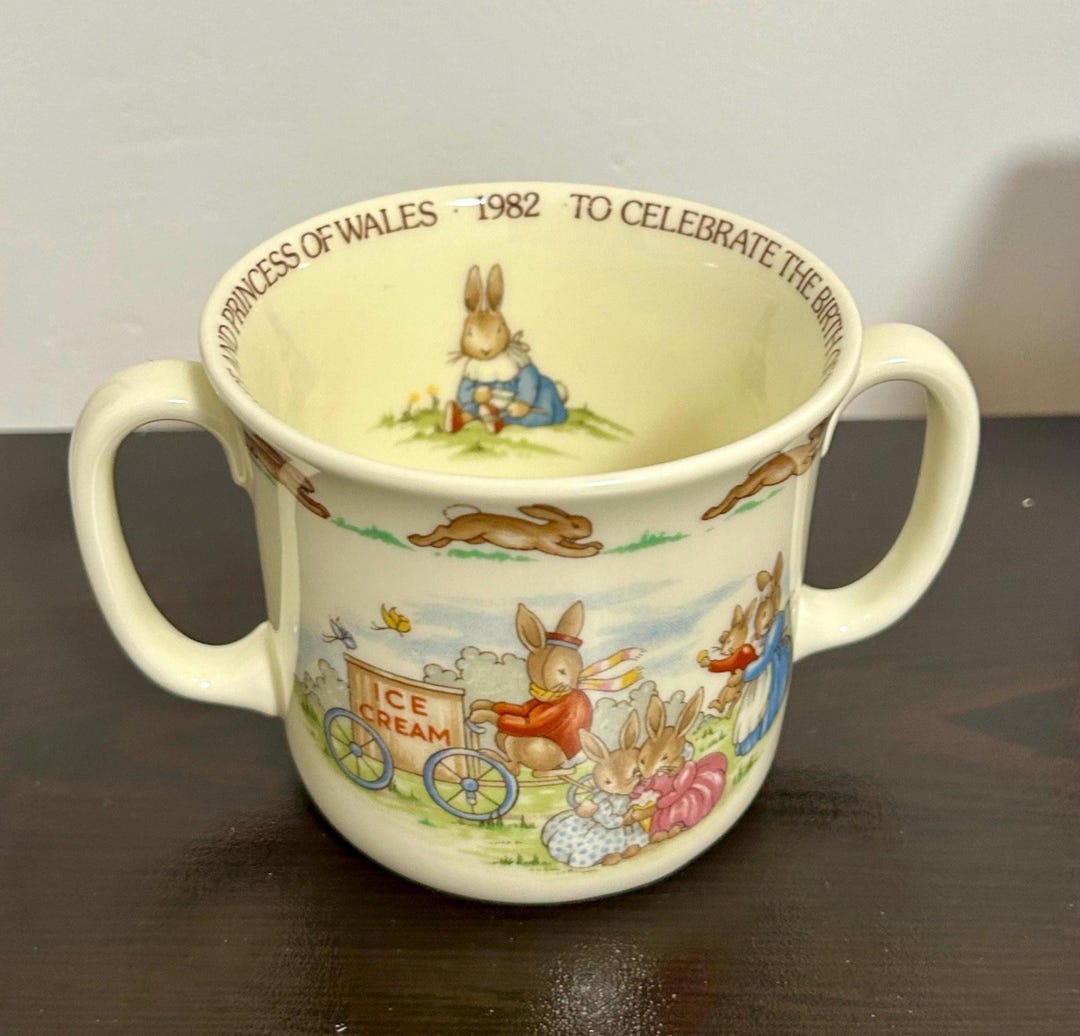 Bunnykins Two Handed Cup by Royal Doulton | Vintage Royal Memorabilia ...