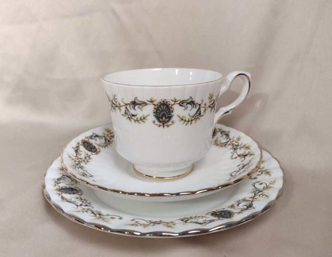 Royal Stafford 'romana' Bone China Tea Cup Duo: Made in England - Etsy