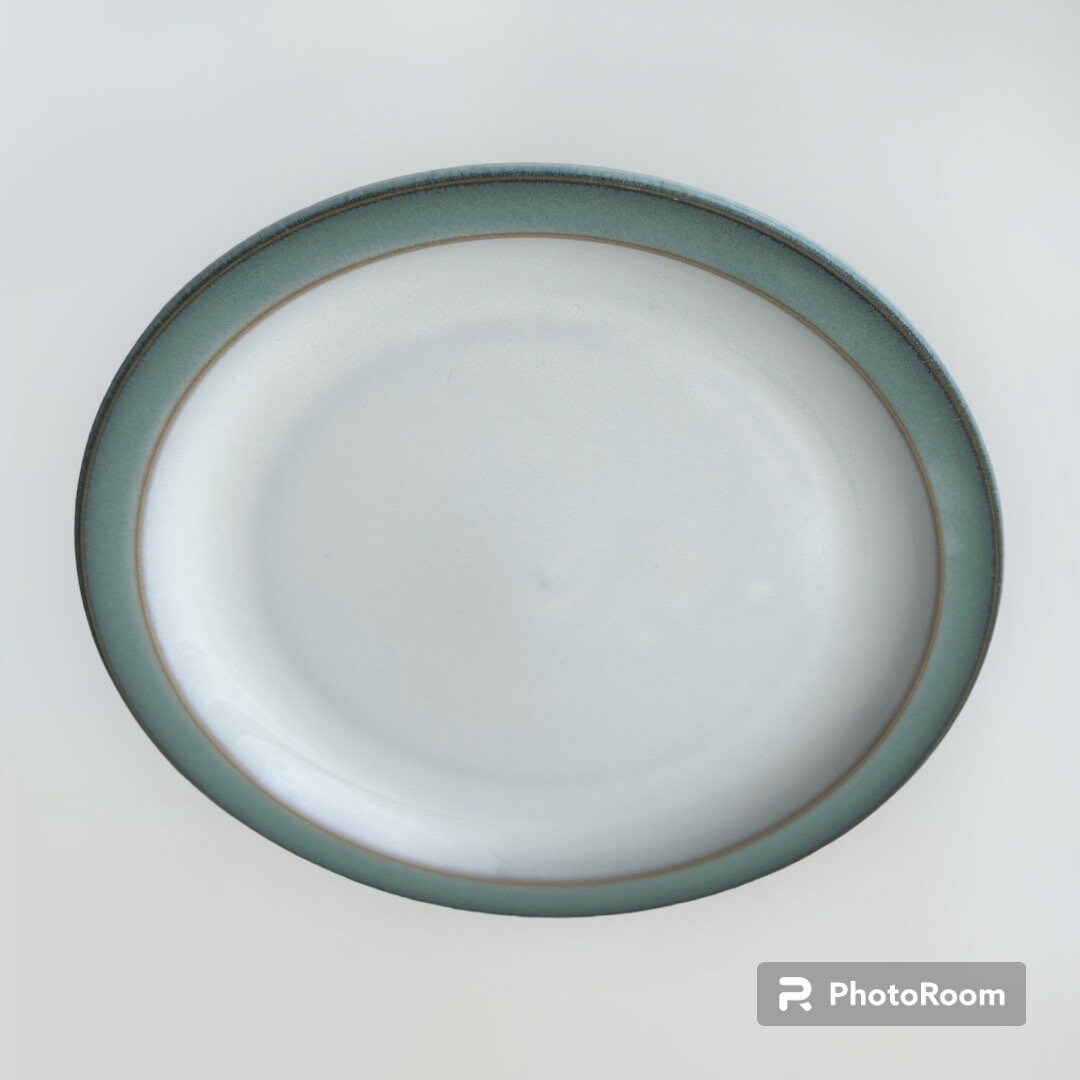 Denby Classic Tea Trio Handcrafted Imperial Light Regency Green Vintage ...