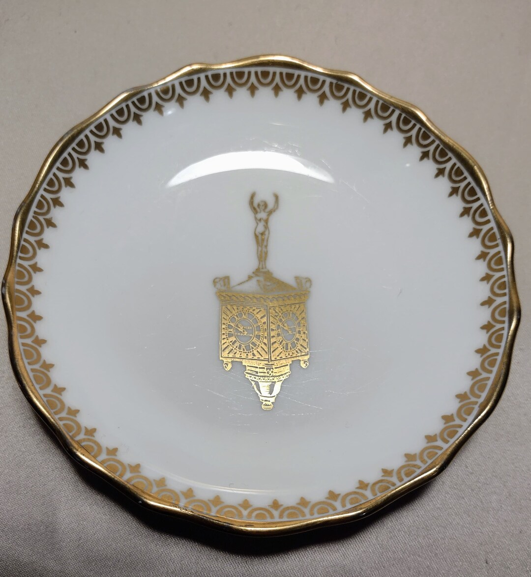 Royal Chelsea Bone China Trinket Plate: Northern Goldsmiths, Gold Decor ...