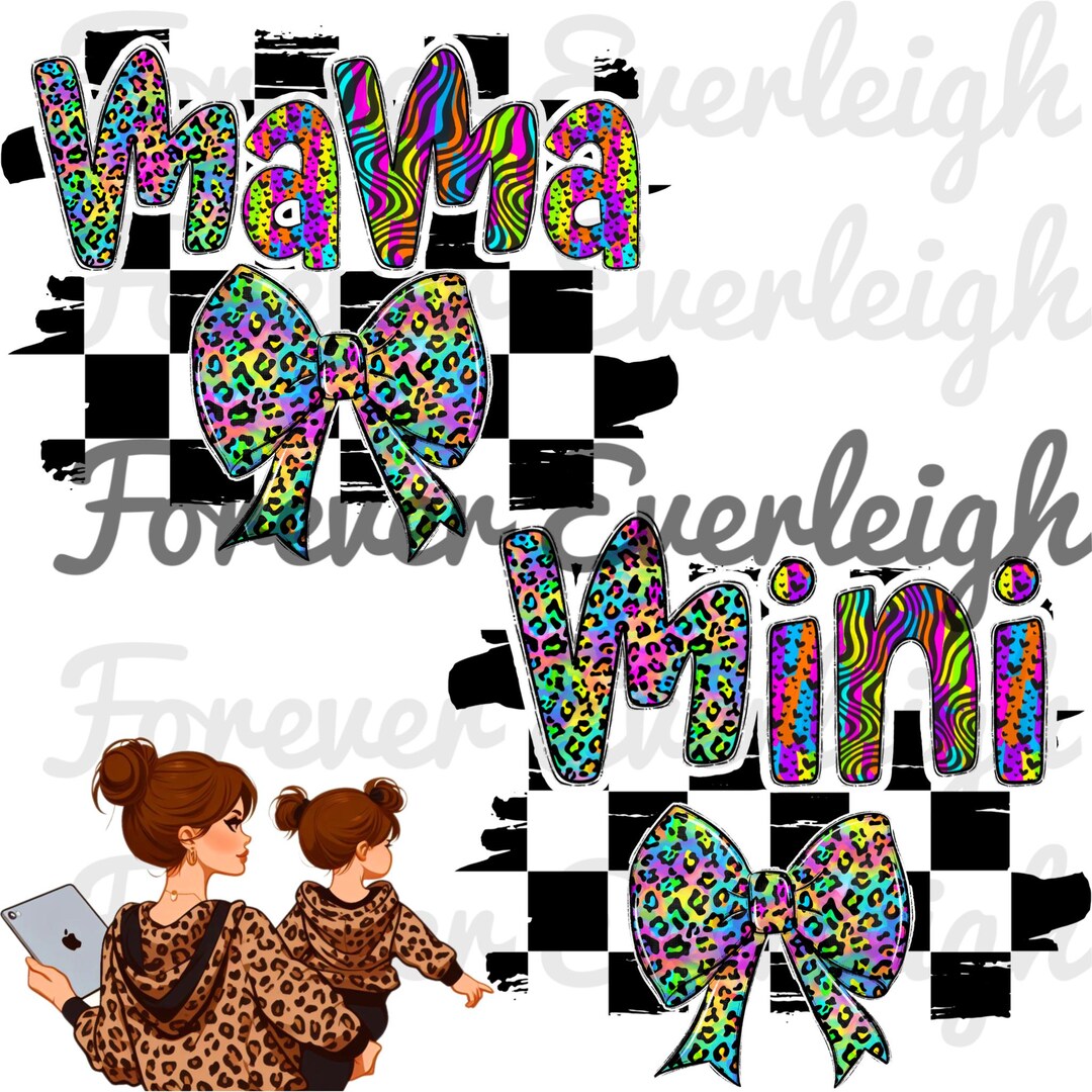 Mama Mini PNG | Matching PNG | Mommy and Me Png - Etsy