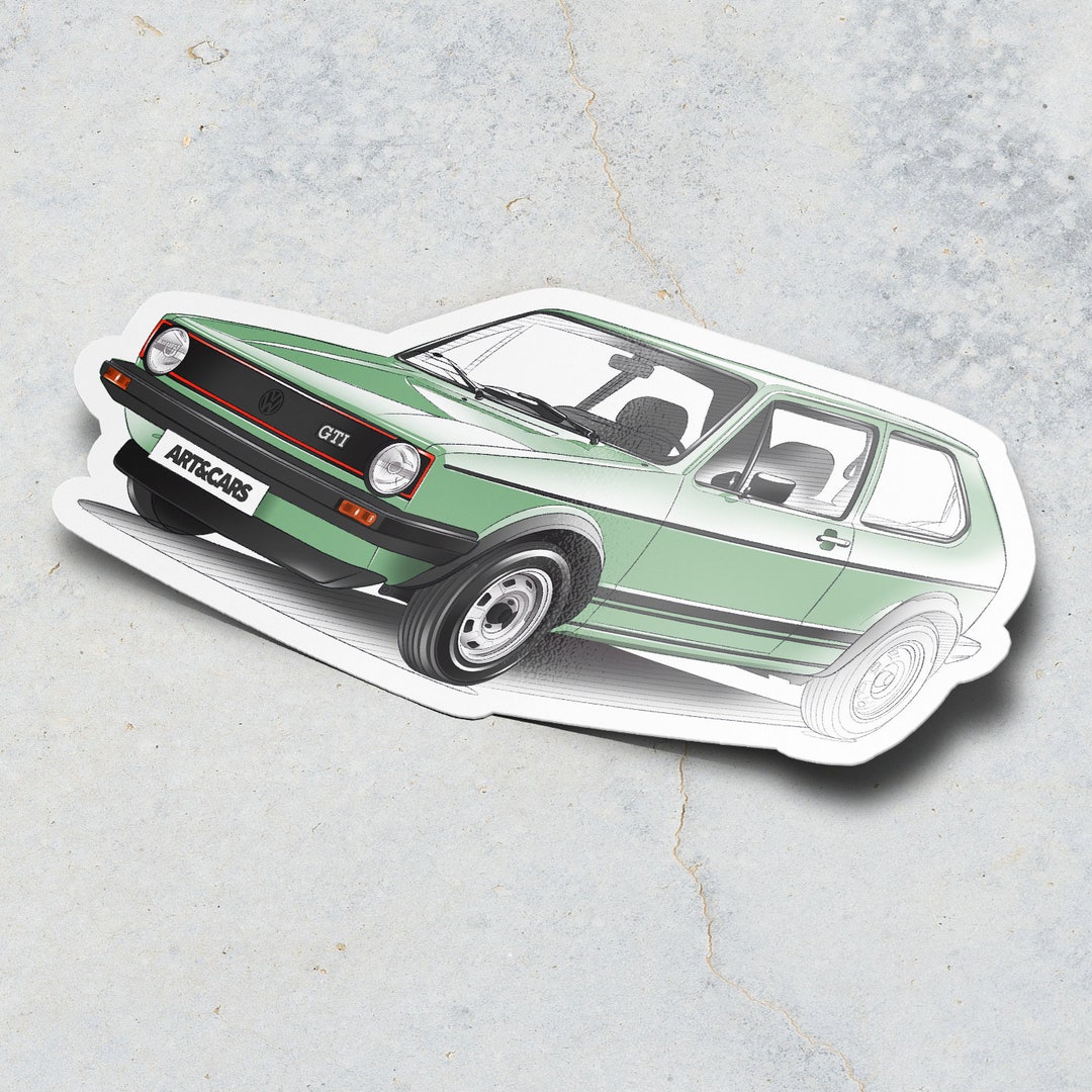 Volkswagen Golf GTI MK1 Decal, Sticker, Vinyl - Etsy