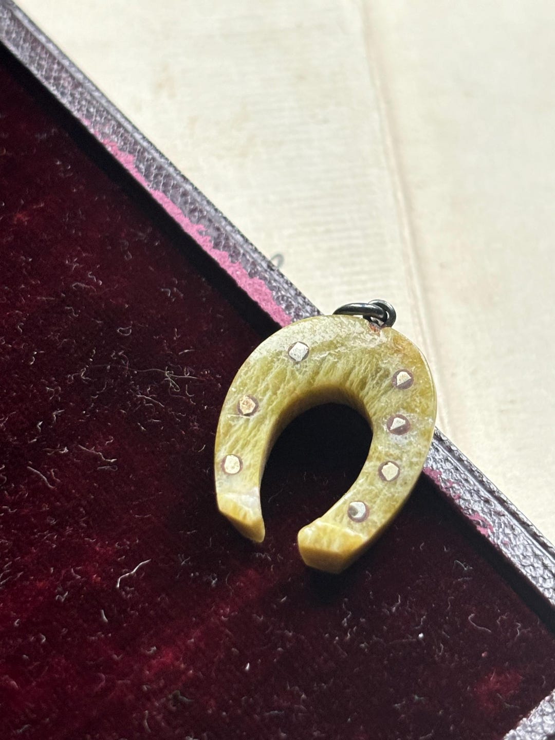 Antique Victorian Hand Carved Horseshoe Connemara Marble - Etsy