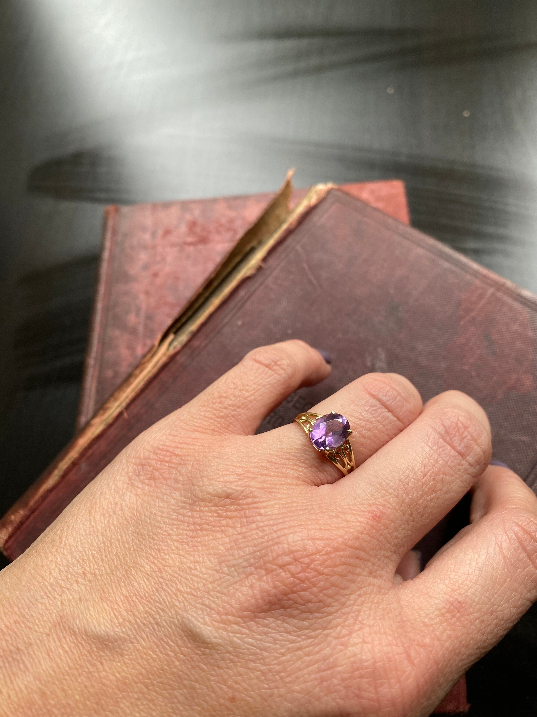 9ct gold ring Etsy