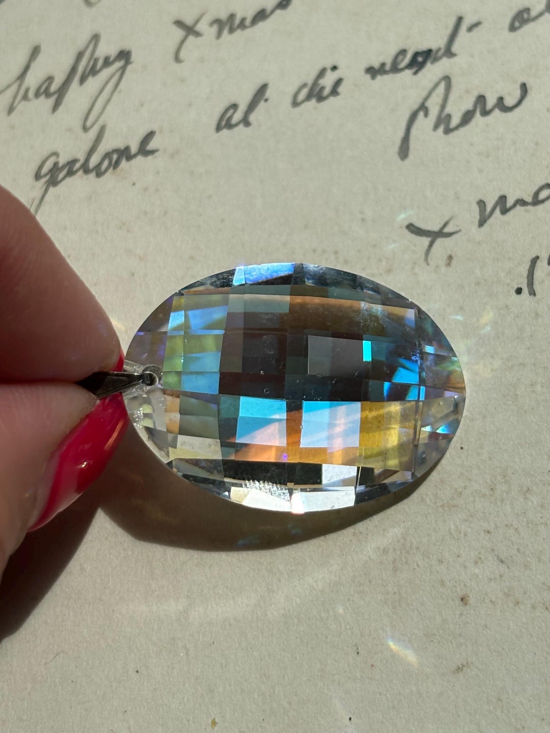 Vintage Crystal Glass Pixie Pixel Aurora Matrix Disco Ball Sparkling ...