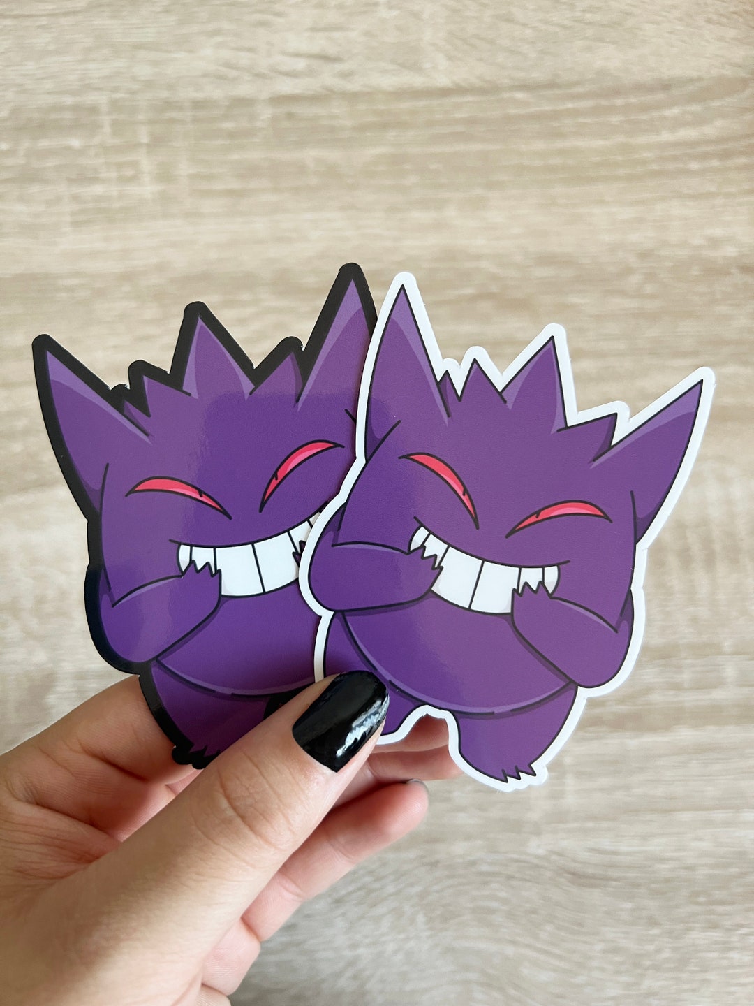 Mischievous Spikey Ghost Sticker - Etsy