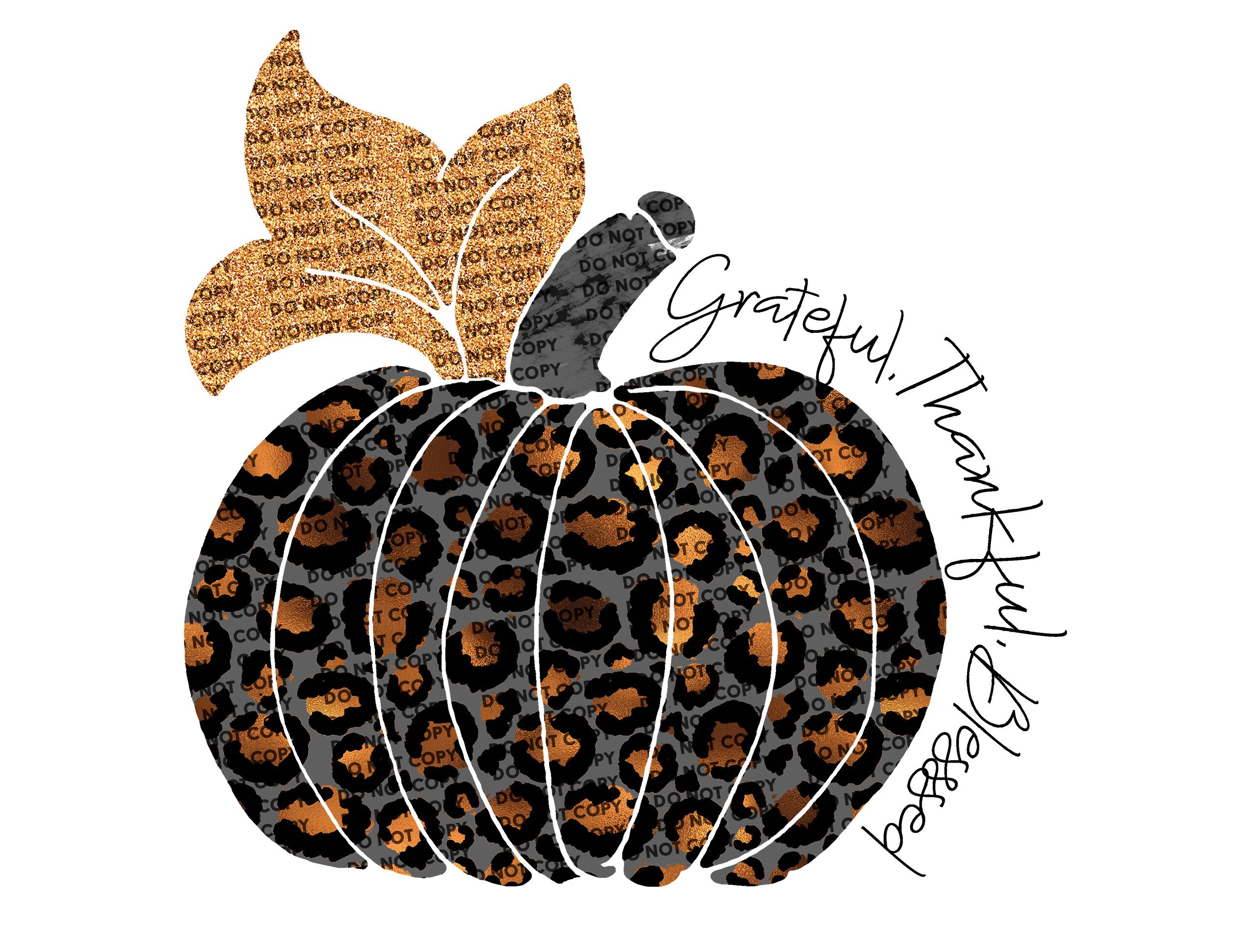 Leopard Print Pumpkin Ready to Press Sublimation Transfer - Etsy
