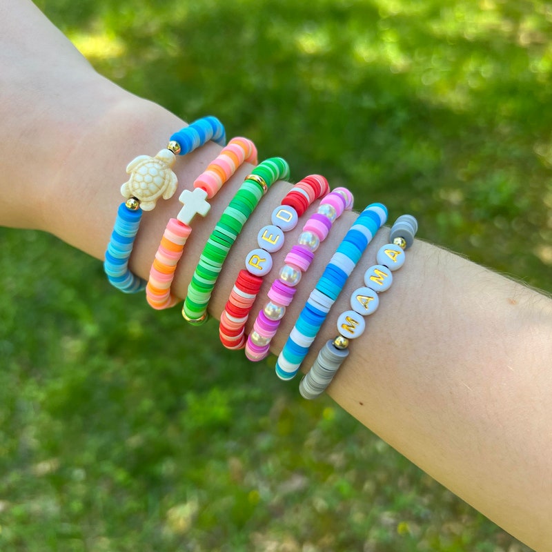 Bridal Party Clay Bracelets - Etsy