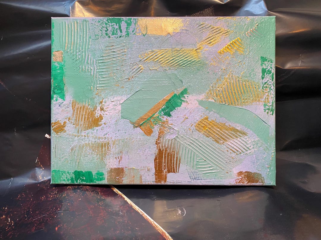 Drowning Green - Abstract Art, Modern Wall Decoration - Etsy