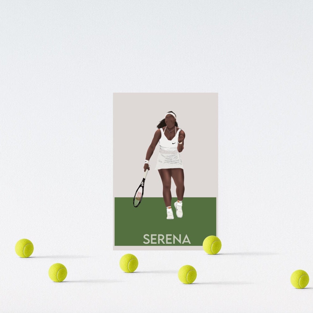 Serena Williams Wimbledon 2015 Minimalist Style Poster Print - Etsy UK