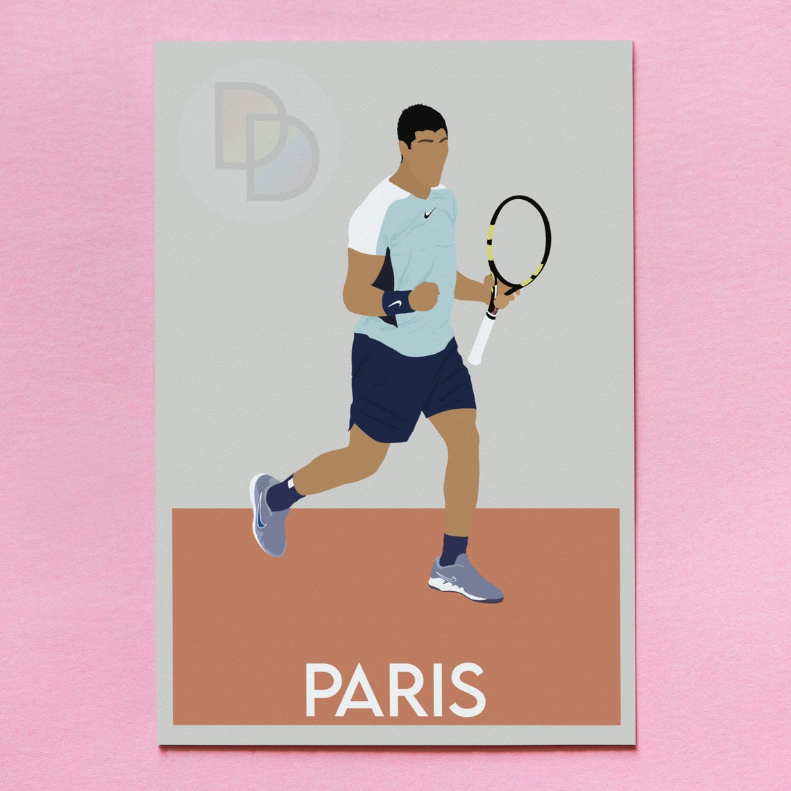 Carlos Alcaraz French Open 2022 Minimalist Style Poster Print - Etsy