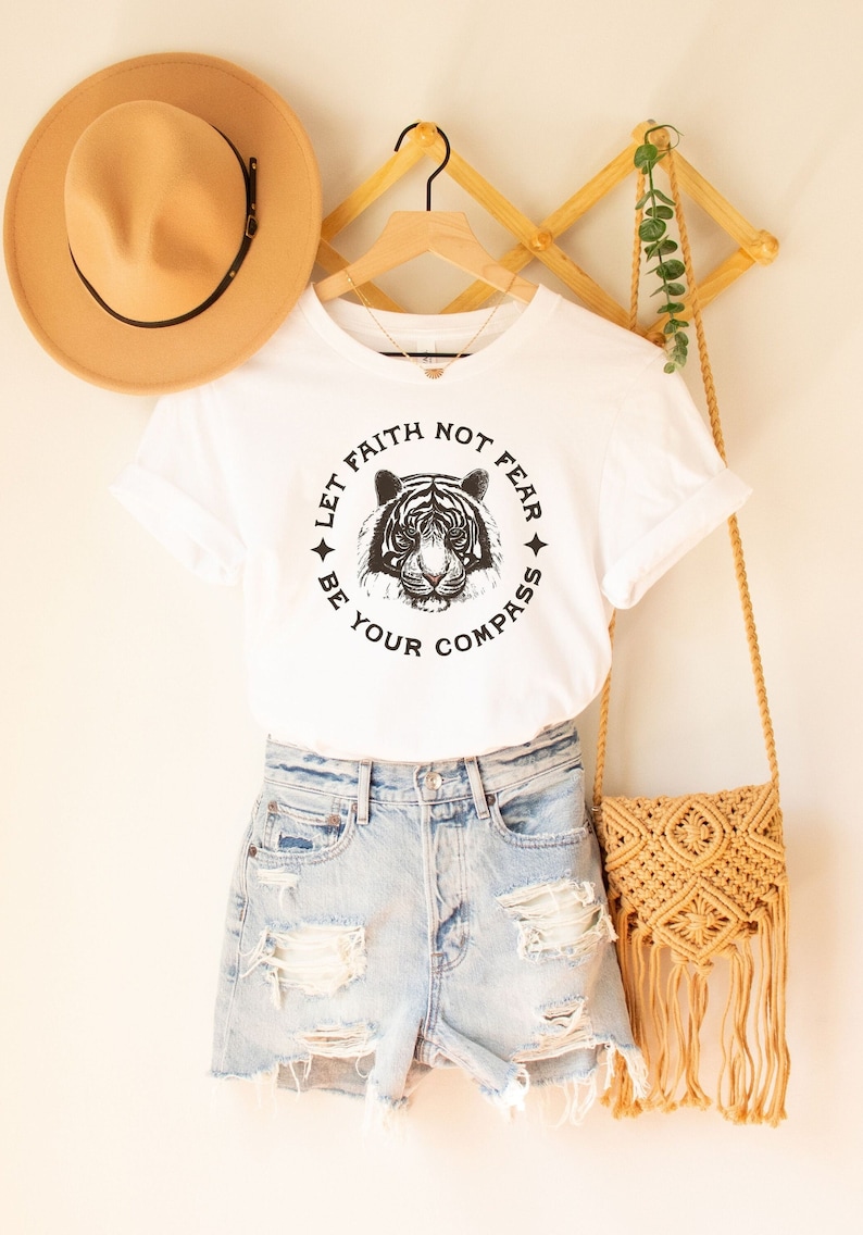 Boho Christian Shirt | Bible Verse Apparel | Christian Tiger Shirt ...