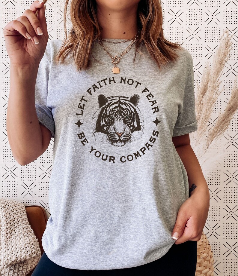 Boho Christian Shirt | Bible Verse Apparel | Christian Tiger Shirt ...