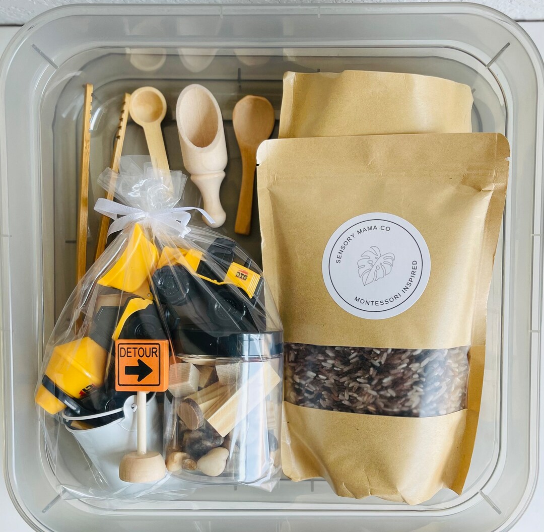 CUSTOM Construction Site Sensory Bin - Etsy