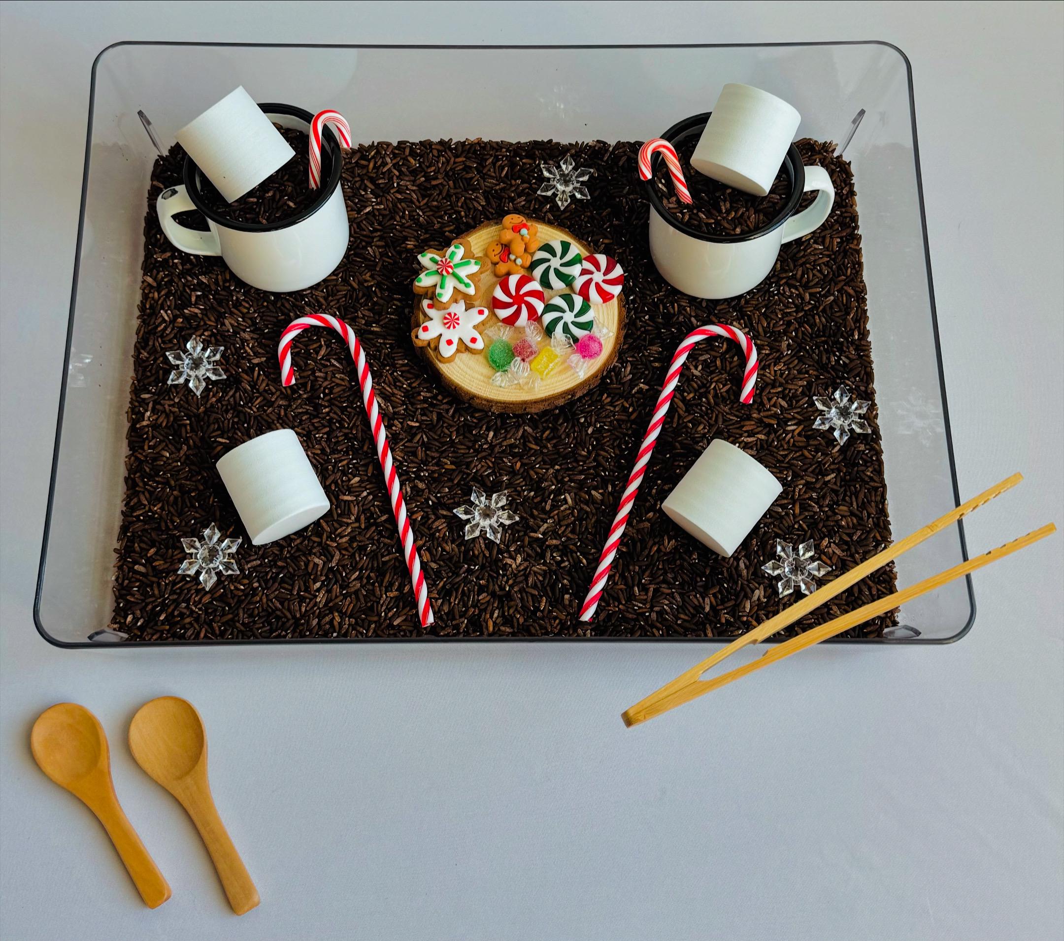 Hot Cocoa Sensory Bin - Etsy