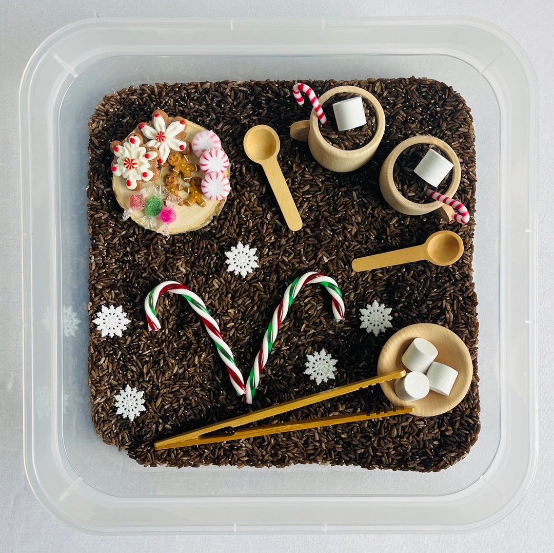 Hot Cocoa Sensory Bin - Etsy