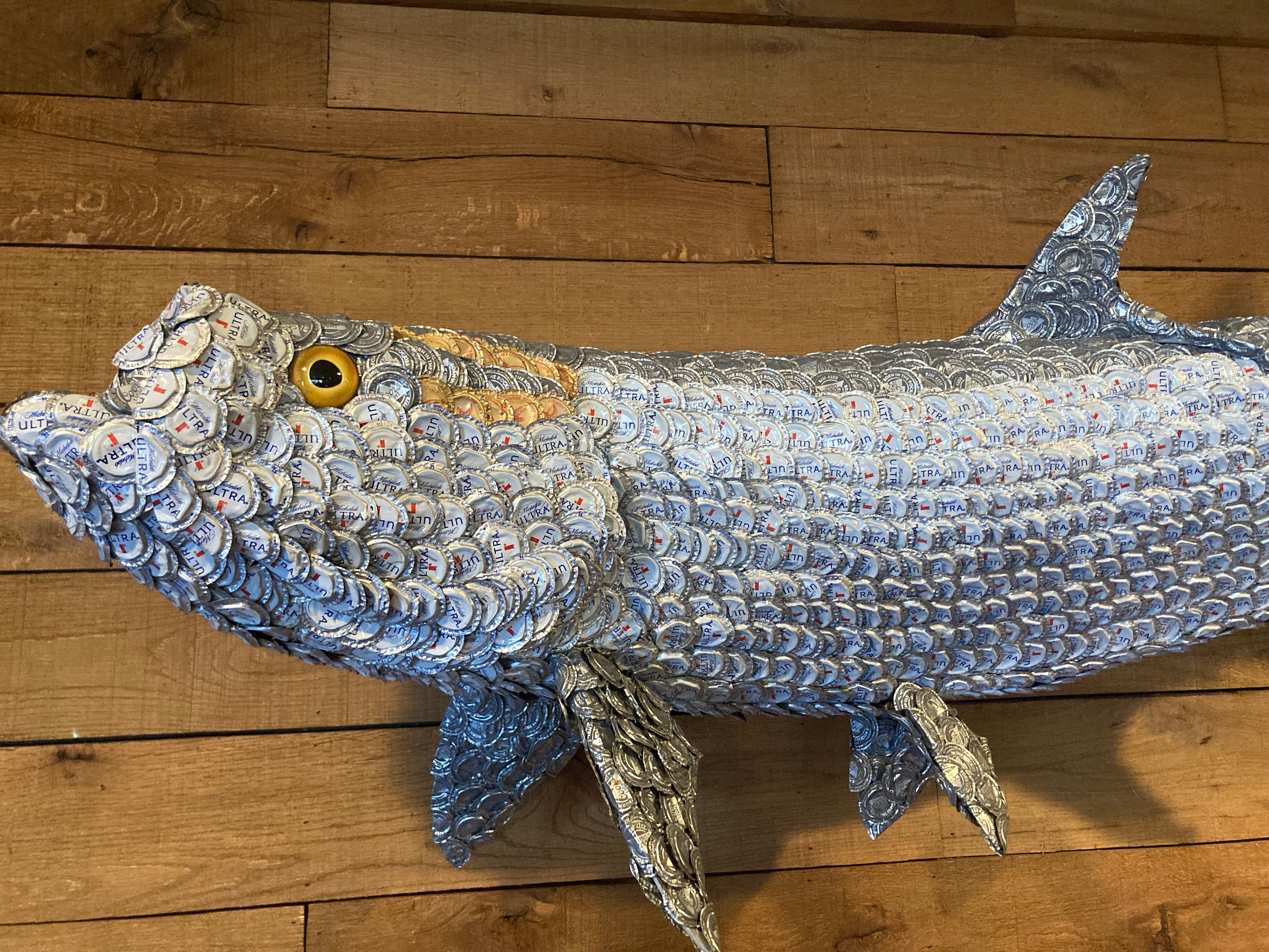 Life Size Bottle Cap Tarpon Replica - Etsy
