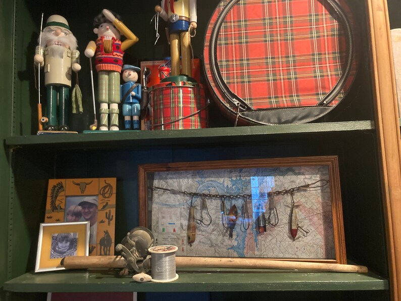 Lake Map Shadow Box - Etsy