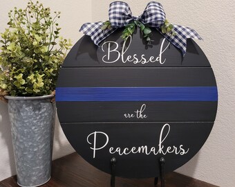 Blessed Are the Peacemakers Sign - Etsy