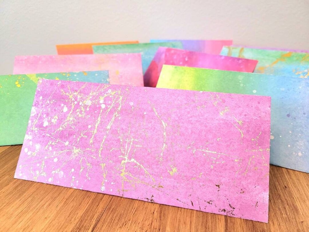 Envelopes, Foil Embellished, Set of 10, Stationary, Mailer, Assorted ...