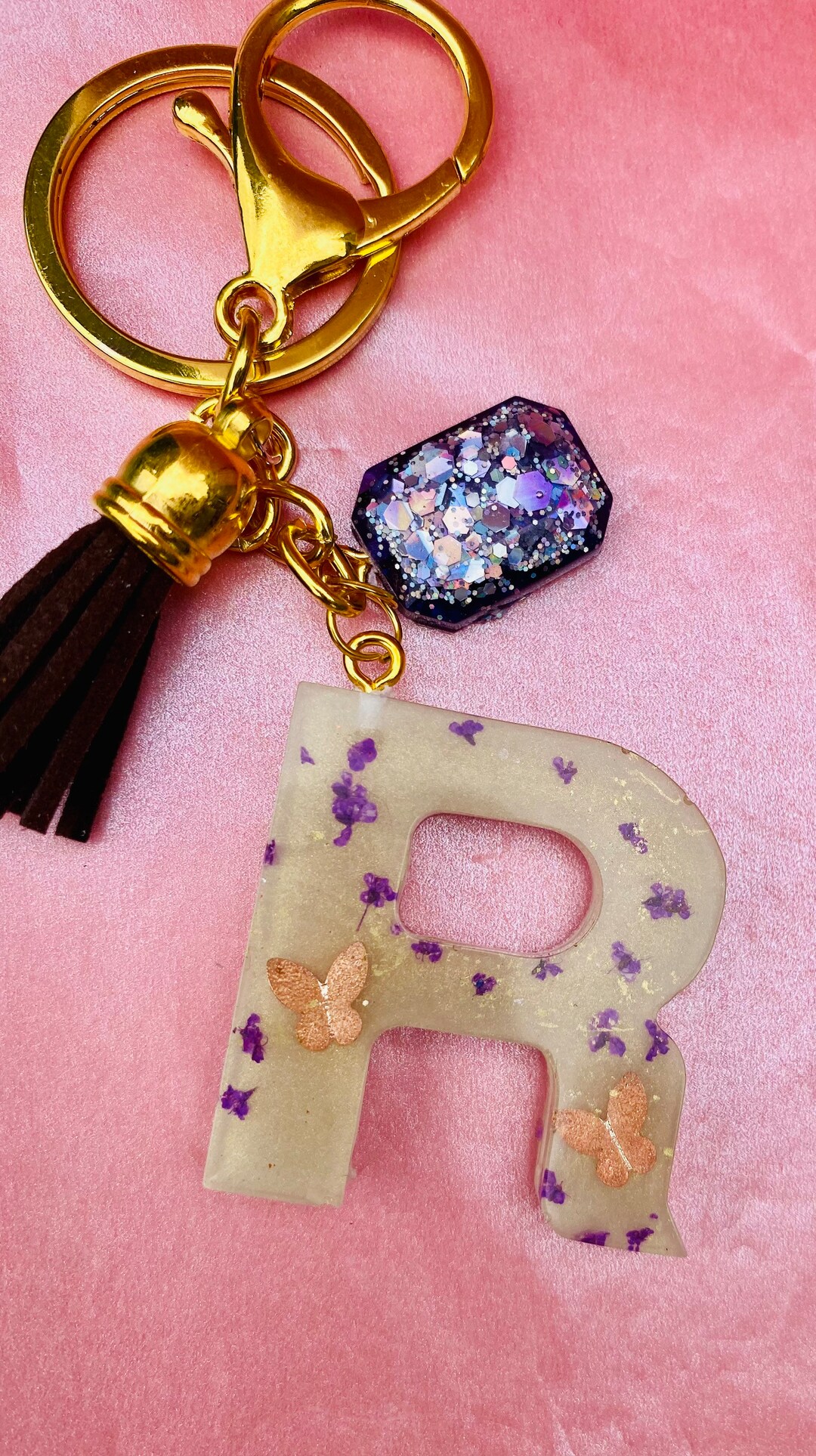 Letter R Keyring. - Etsy