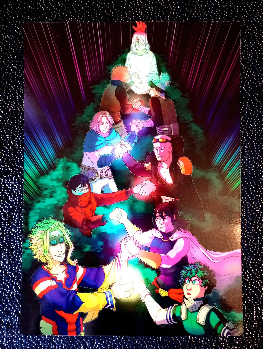 One for All, Mha Print OFA Holders, Bnha Anime Art Poster - Etsy