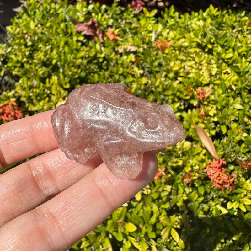 Stone Frog Figurine - Etsy