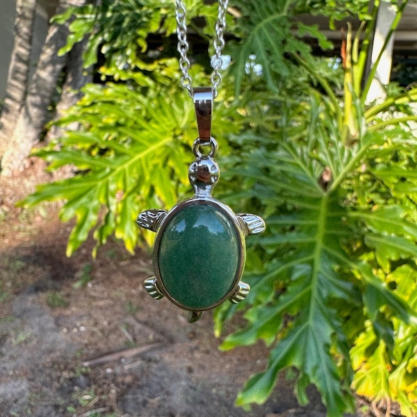 Aventurine Pendant - Etsy