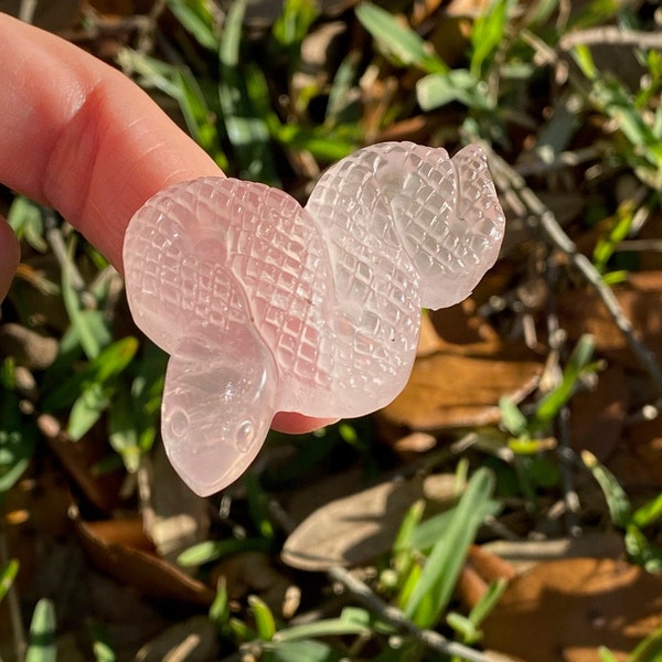 Rose Quartz Crystal - Etsy